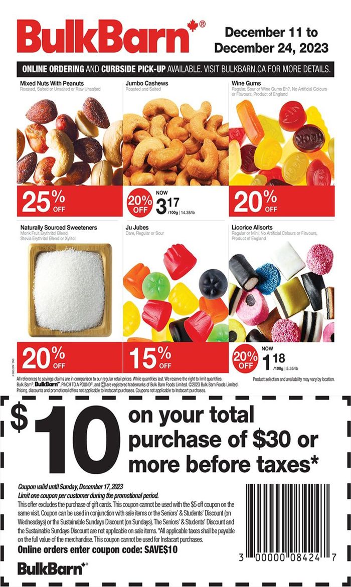 Bulk Barn Winnipeg - 304B-2311 Mcphillips Street, | Flyers & Opening ...