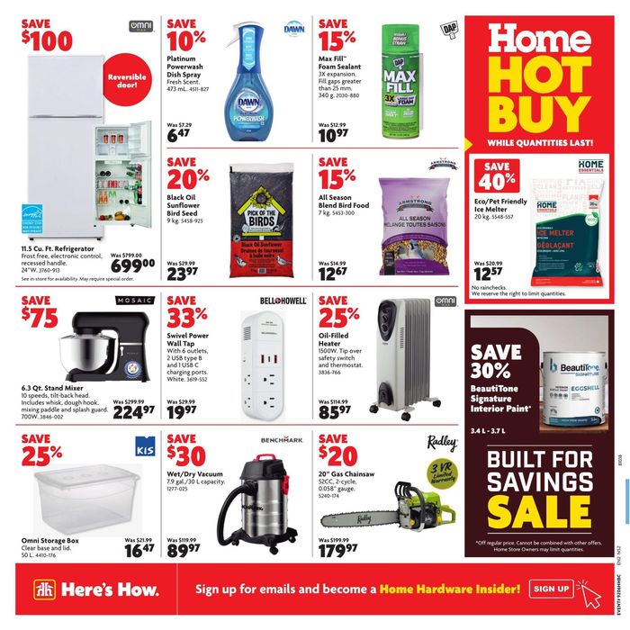 Home Hardware in Trois-Rivières | Weekly Flyers & Catalogues | Tiendeo
