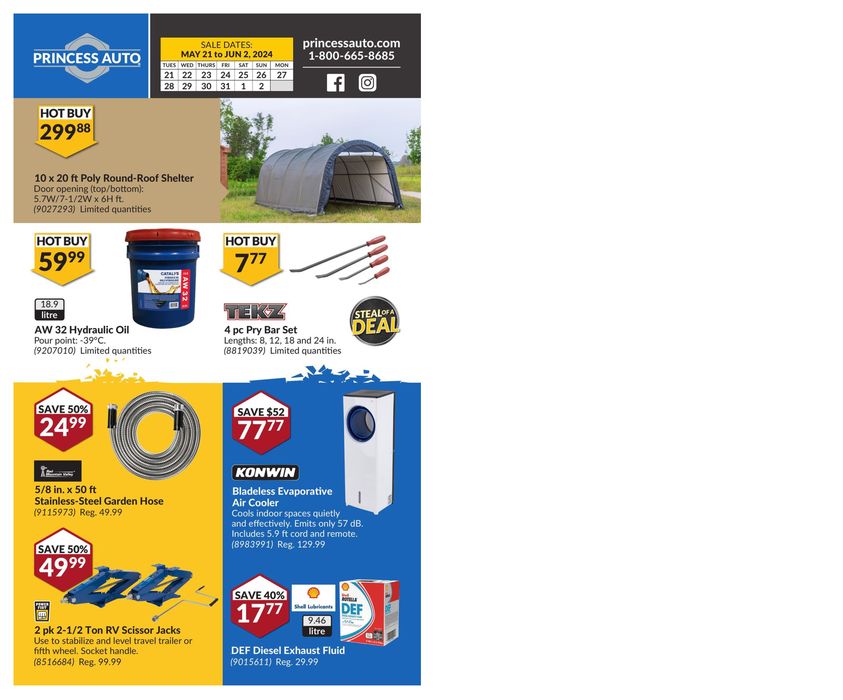 Princess Auto Mississauga - 6608 Dixie Road | Flyers & Phone numbers ...