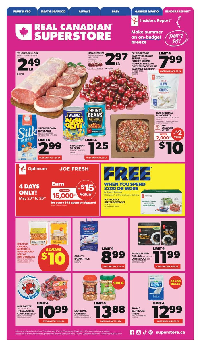 Real Canadian Superstore in Edmonton | Canada Day Flyers & Coupons ...