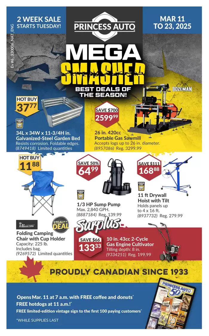 Princess Auto in Barrie | Weekly Flyers & Catalogues | Tiendeo