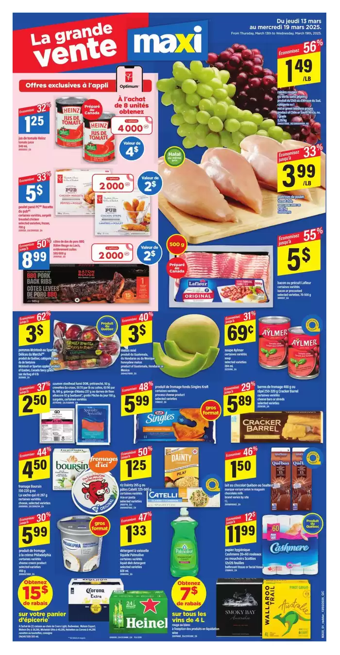 Maxi in Gatineau | Flyers & Coupons | Tiendeo